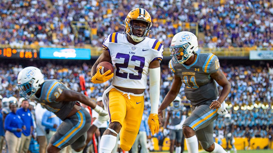 In historic first matchup, LSU crushes Southern 65-17 in home opener ...