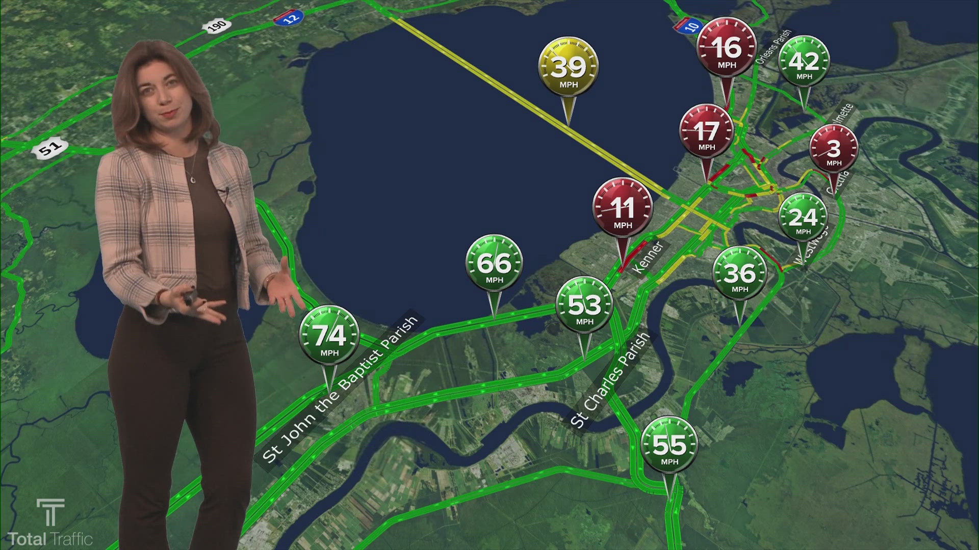 Northbound lanes of Lake Pontchartrain Causeway closed after wreck ...