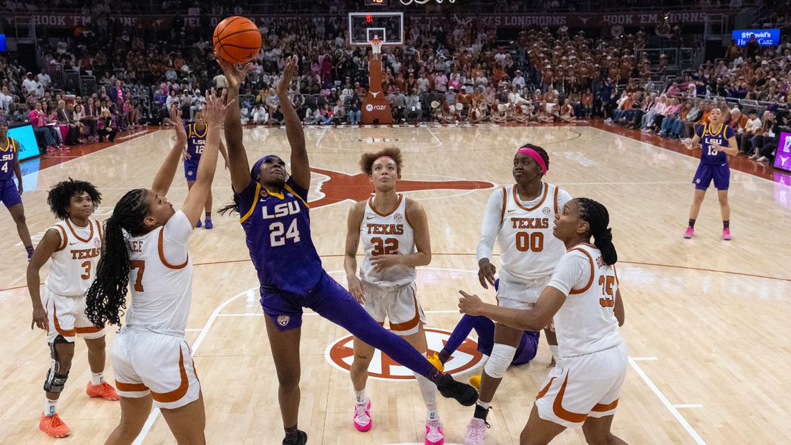 Booker, No. 3 Texas rally from poor shooting start to beat No. 5 LSU ...