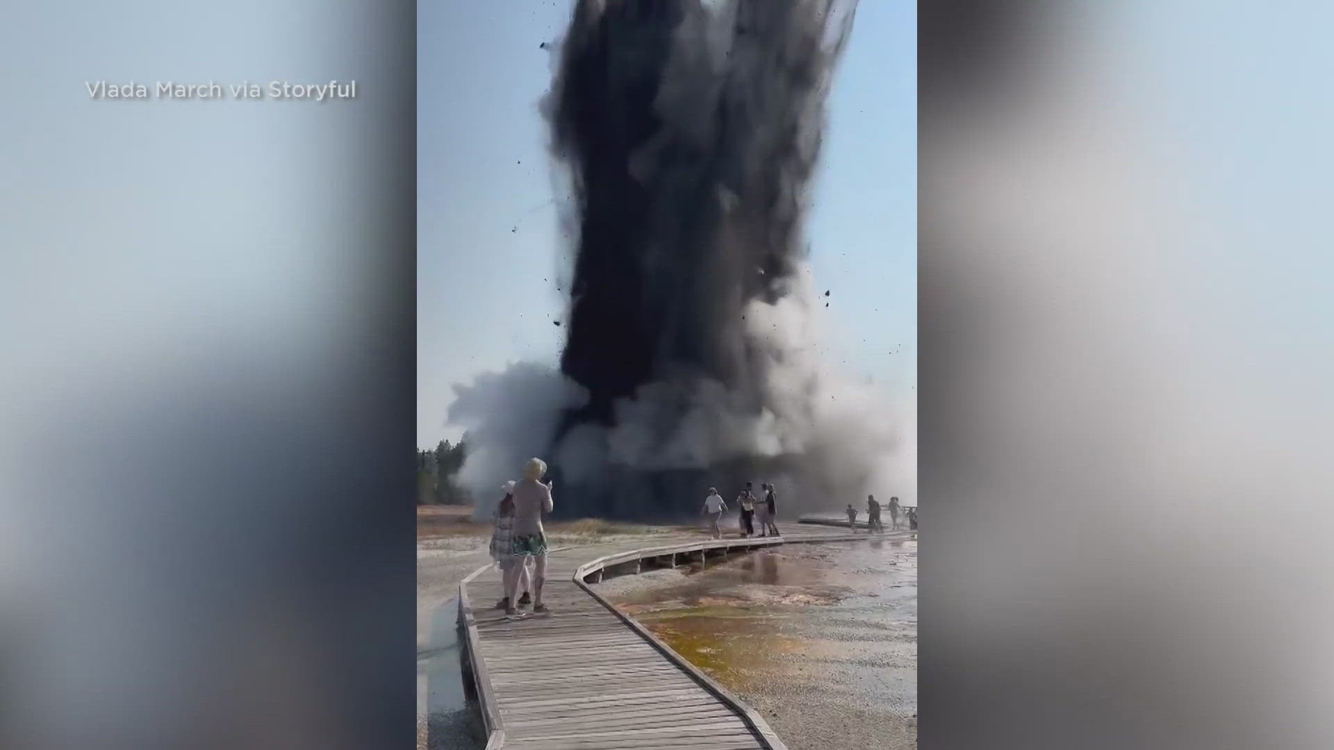 Massive geyser explosion at Yellowstone | wwltv.com