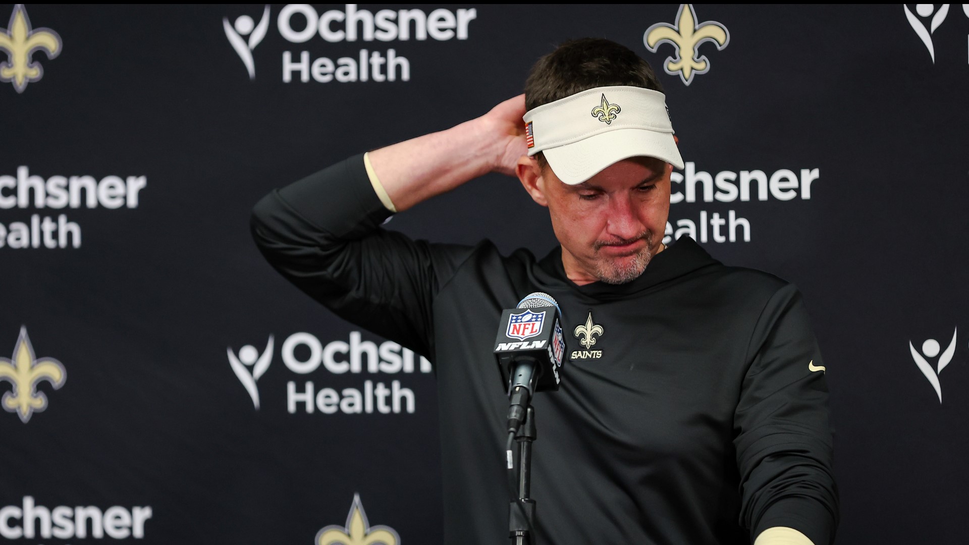Saints coach Dennis Allen pledges to 'evaluate everything' during the ...