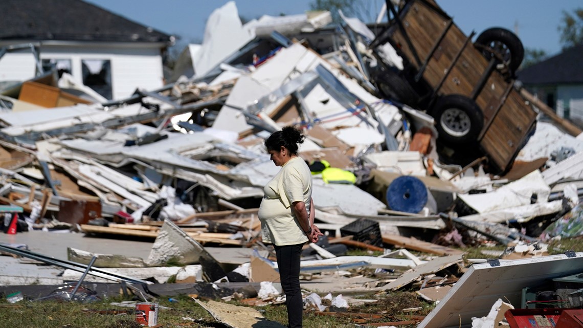 Incredible drone video shows tornado's aftermath in Arabi, La. | wwltv.com