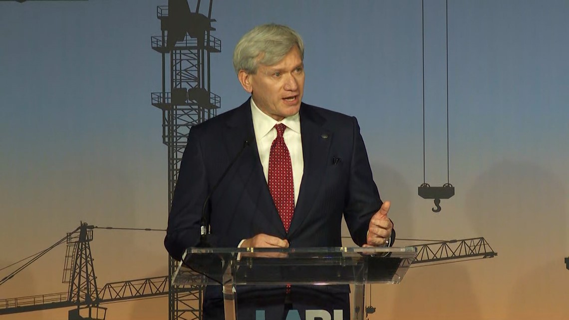 Commissioner of Insurance Tim Temple speaks at 2024 LABI luncheon ...