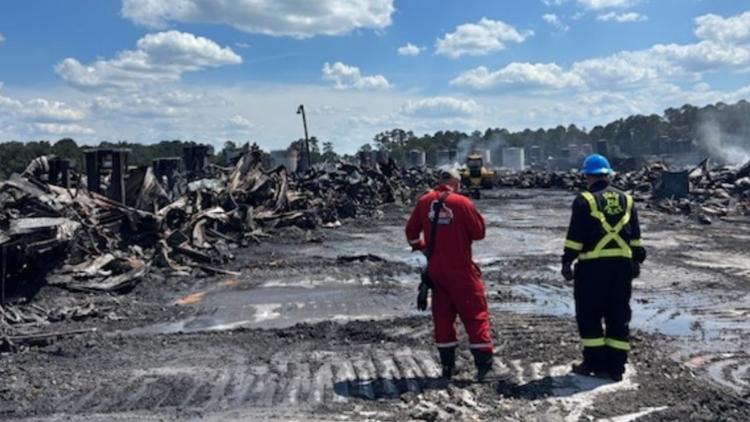 Crews manage recovery at Smitty's Supply fire site | wwltv.com