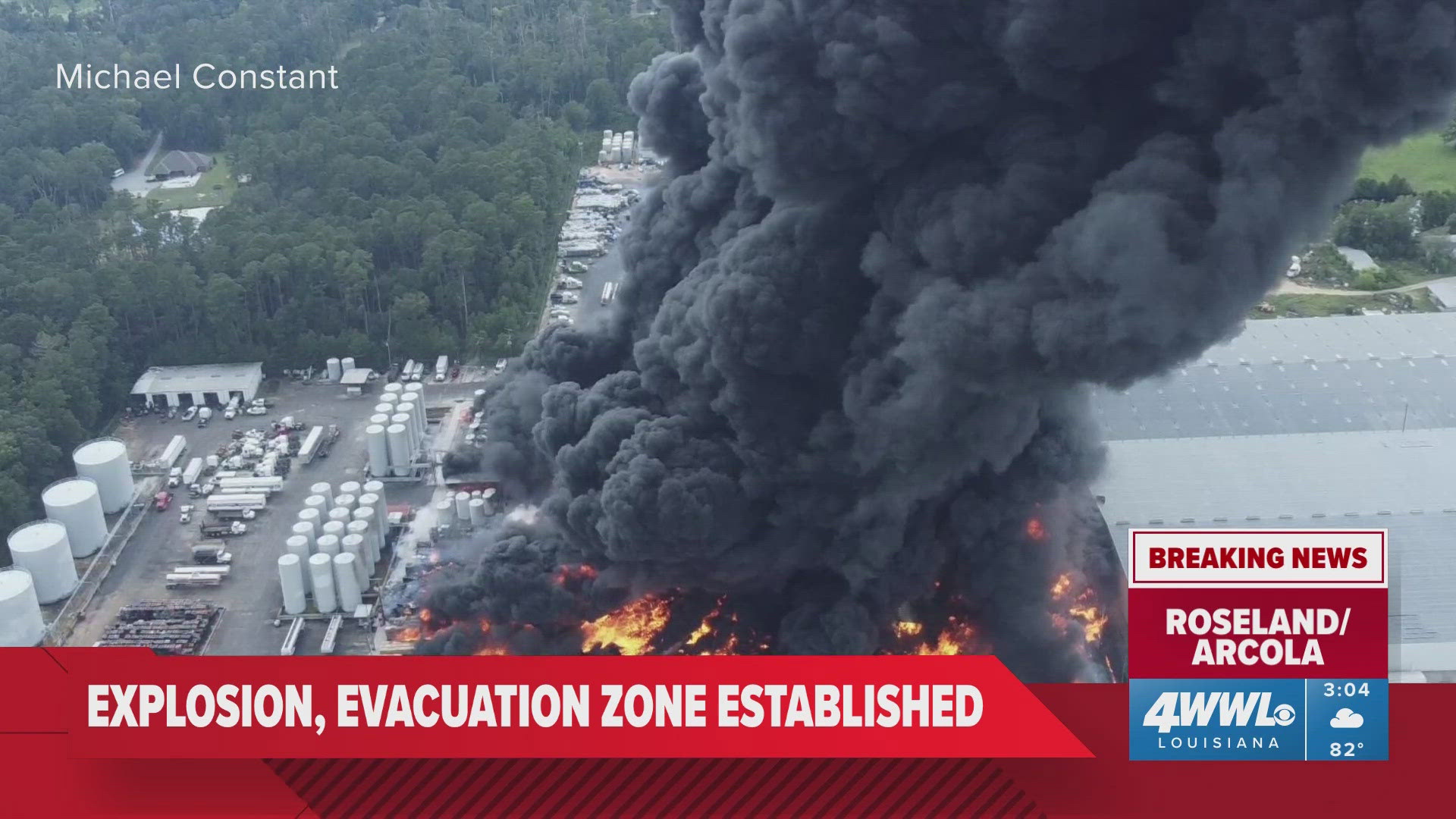 Roseland explosion prompts 1-mile evacuation radius, Highway 51 closed ...