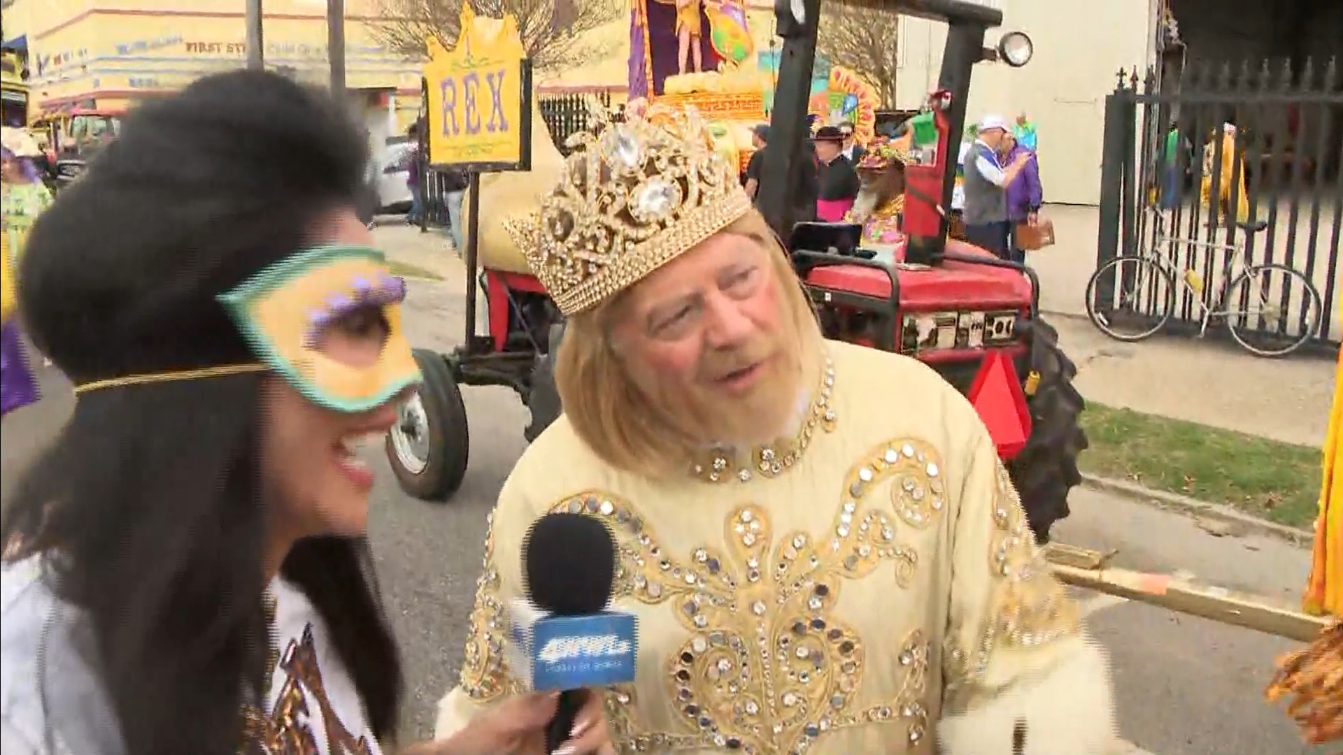 Rex 2025 Howell Crosby Toasts Tradition at Mardi Gras Parade | wwltv.com