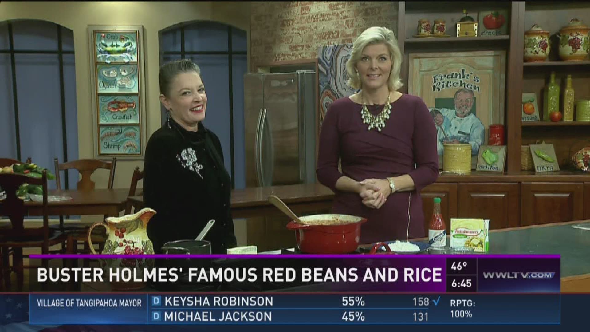 Poppy Tooker prepares Buster Holmes' famous red beans & rice | wwltv.com