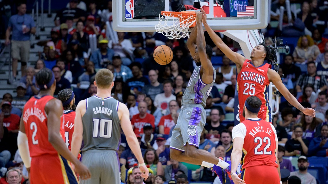 Kings beat Pelicans 121-103 to clinch Pacific Division title | wwltv.com
