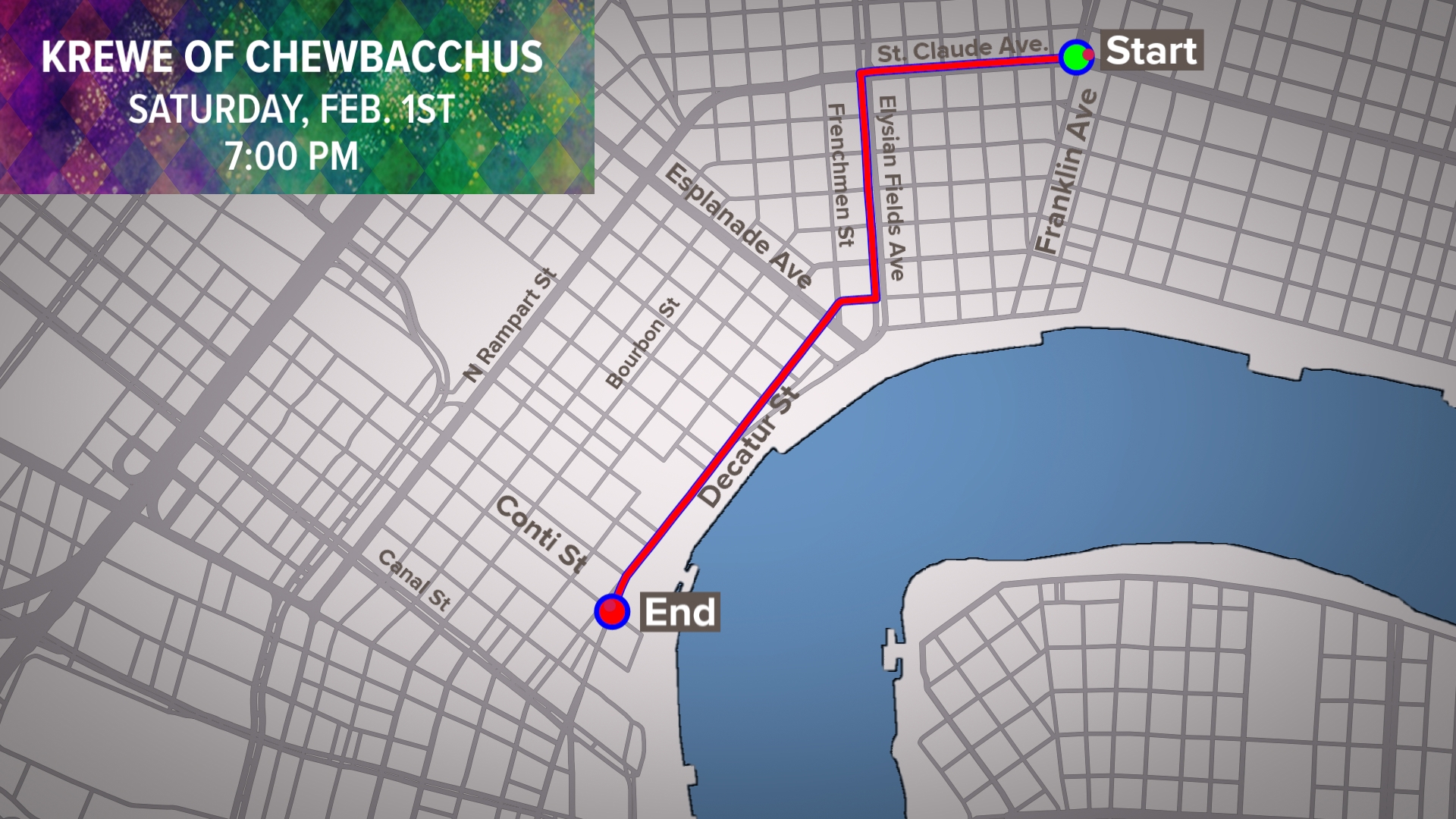 Krewe of Chewbacchus 2025 parade route and time | wwltv.com