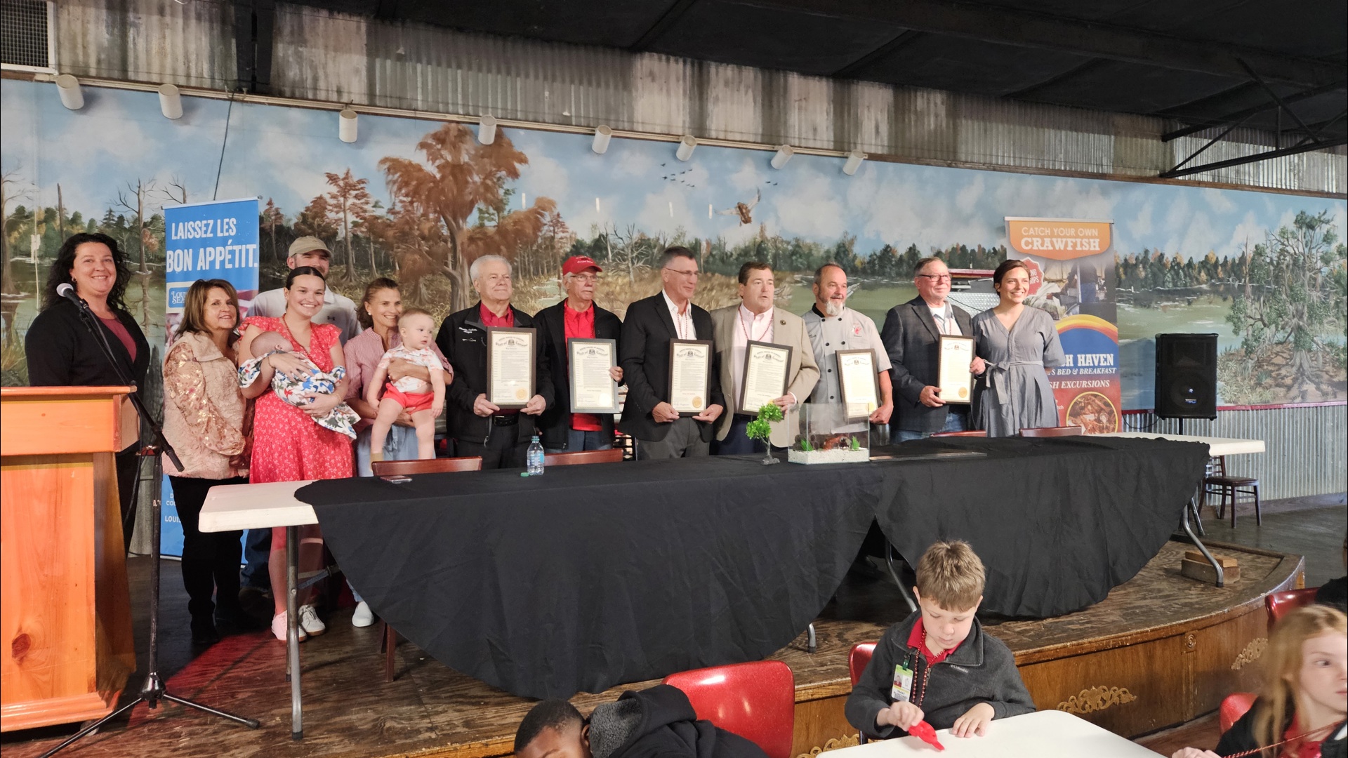 Huval the Crawfish pardoned at Louisiana’s annual Crawfish Festival in ...