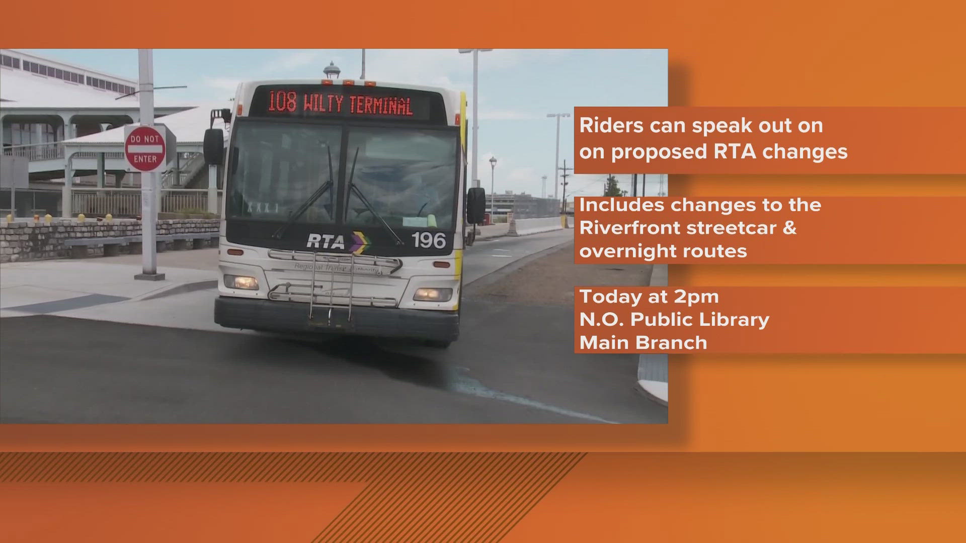 RTA riders can discuss summer service changes | wwltv.com