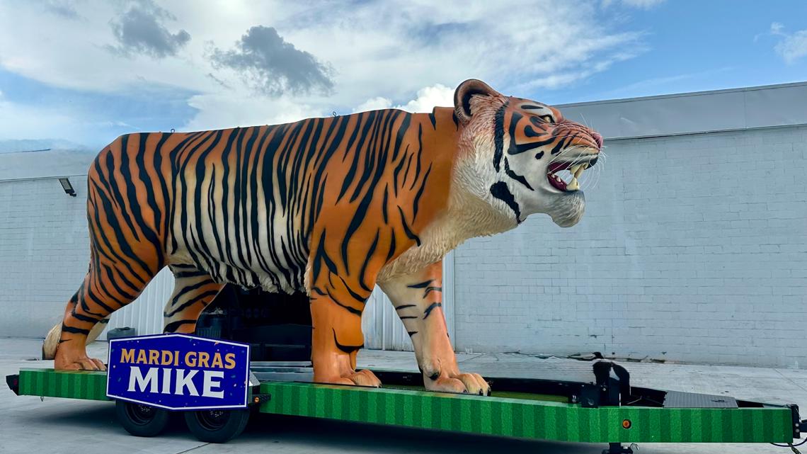 LSU brings Mardi Gras Mike to College World Series in Omaha | wwltv.com