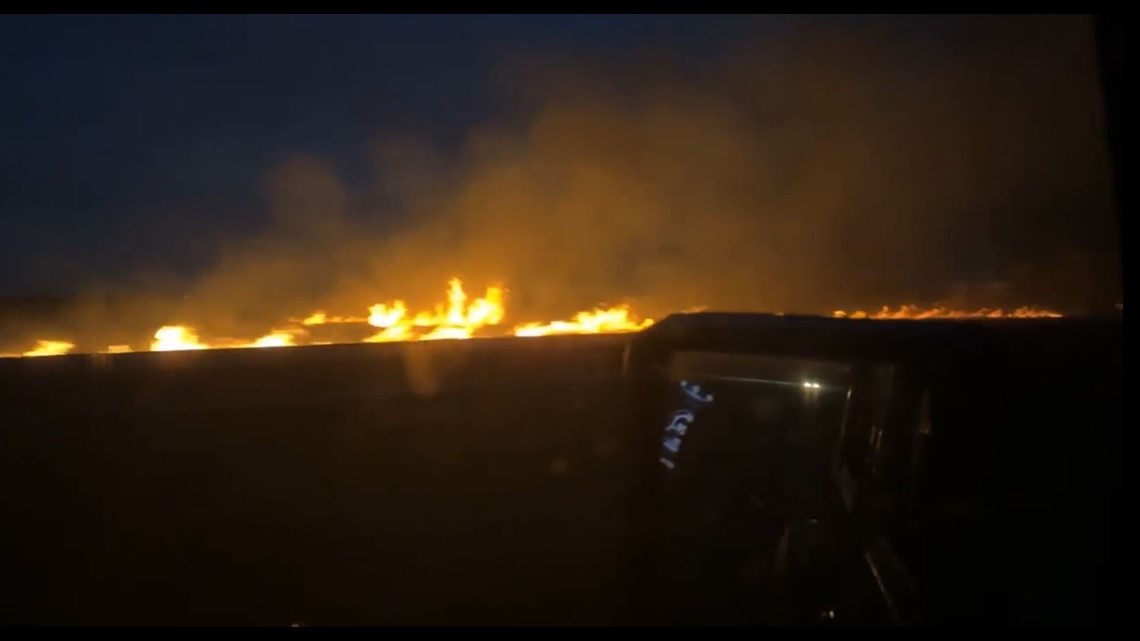 Hwy 90/Houma Marsh Fire | wwltv.com