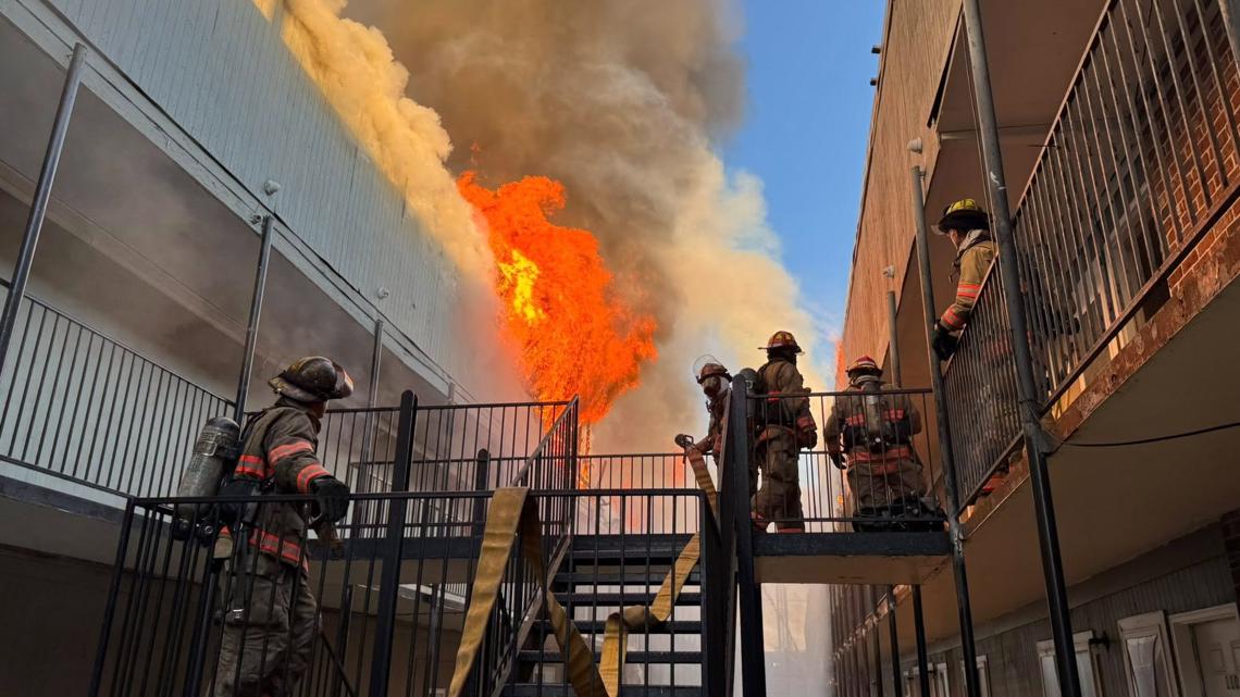 Highrise traffic delayed by smoke from nearby fire in New Orleans ...