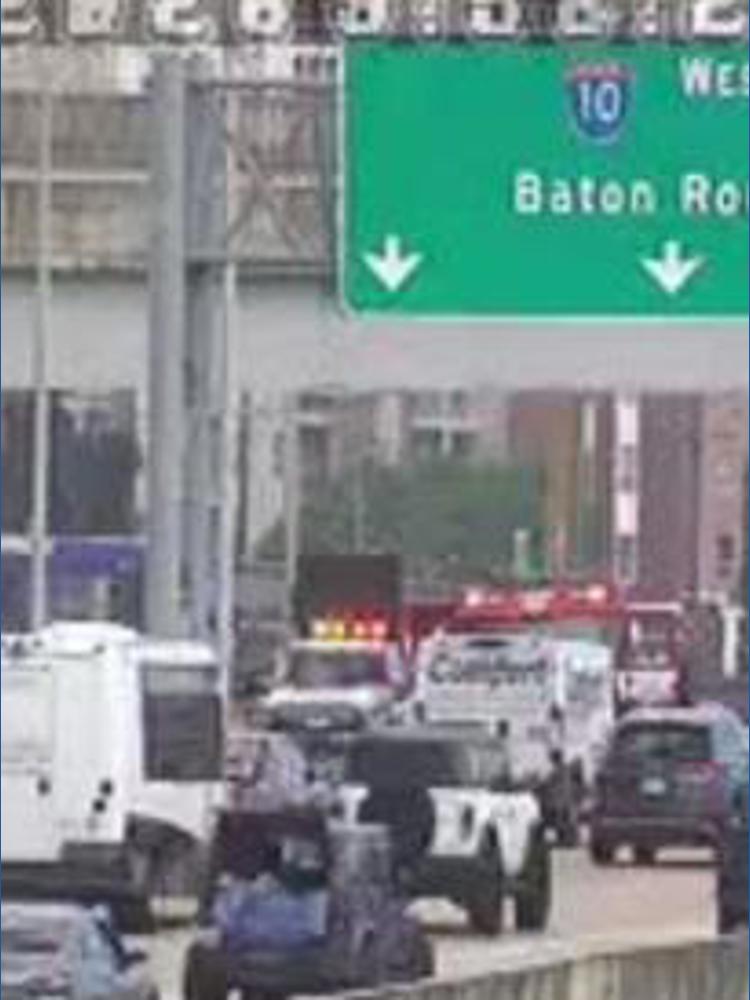 All lanes reopen after a vehicle fire on US 90B near South Claiborne ...