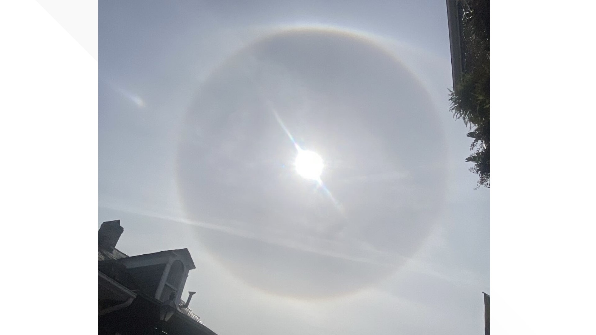 Baby, I can see your sun halo - weather phenomenon shines over New ...