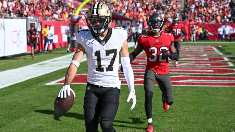 Buccaneers beat Saints 27-19 to clinch NFC South and wide receiver Mike Evans surpasses 1,000 ...