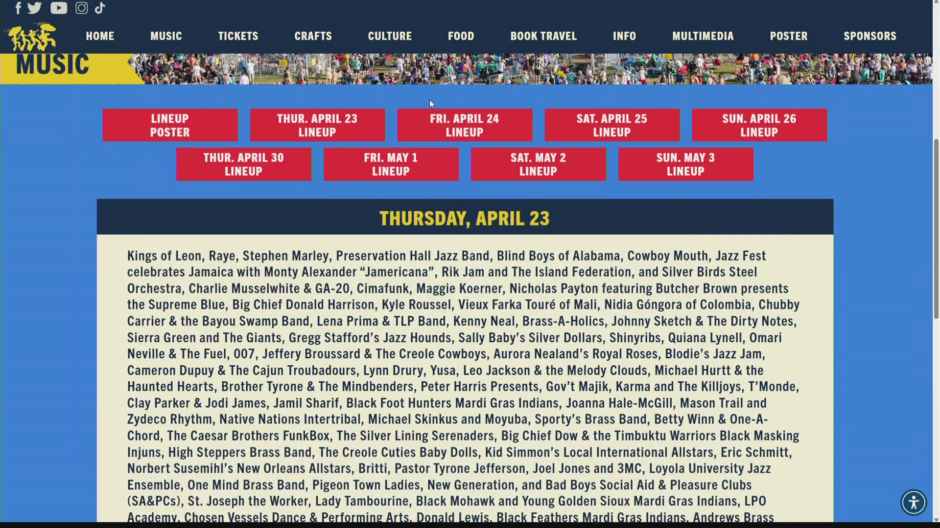 Jazz Fest reveals daily schedule: Here's when each artist will perform ...