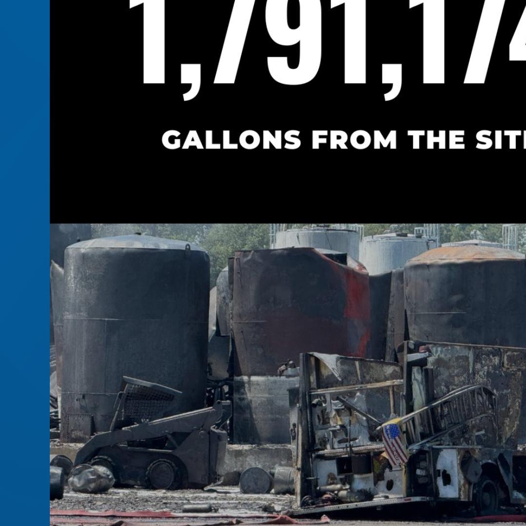 Roseland crews recover 1.8M gallons amid stable air readings | wwltv.com