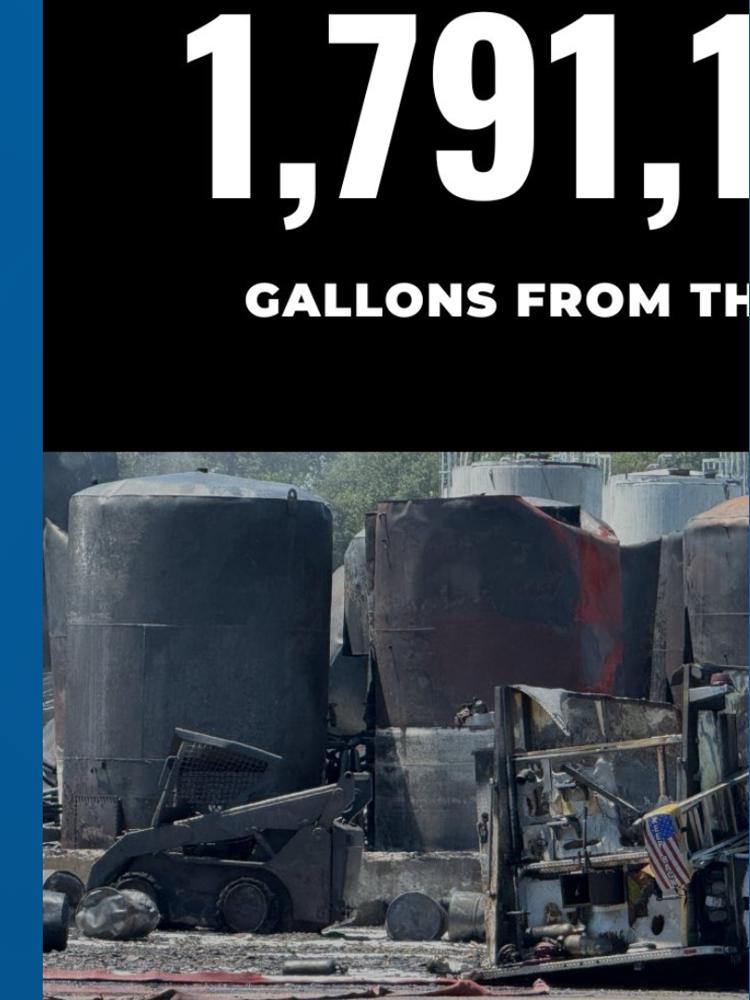 Roseland crews recover 1.8M gallons amid stable air readings | wwltv.com