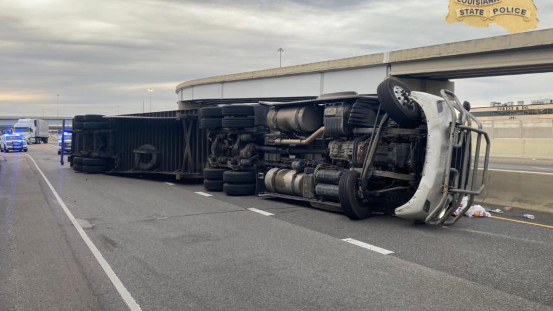 I-10 East exit ramp to Bonnabel Blvd and the Causeway North ramp to I ...