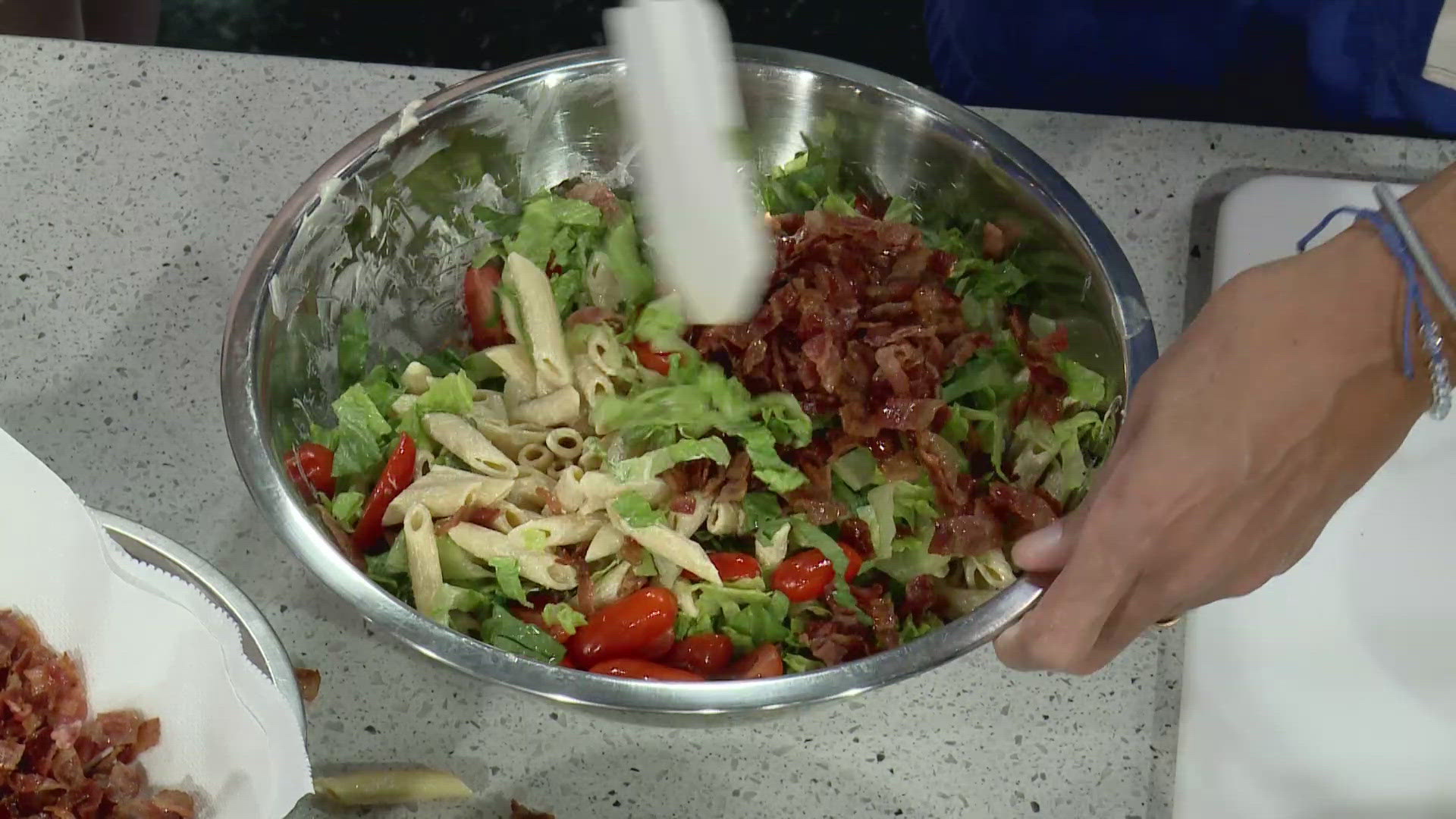 Chef Kev’s BLT Baked Dip and Pasta Salad are summer crowd-pleasers ...