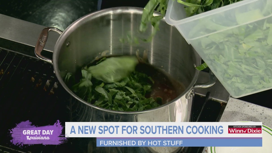 Making Collard Greens With Hot Stuff | wwltv.com