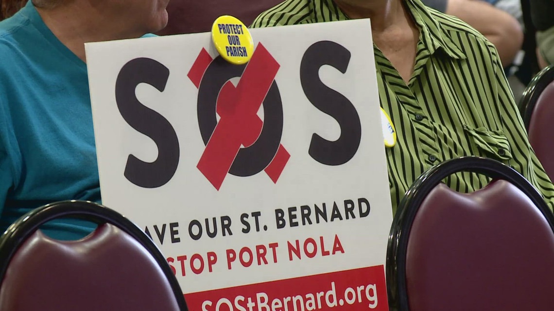 Violet residents oppose new port terminal plan | wwltv.com