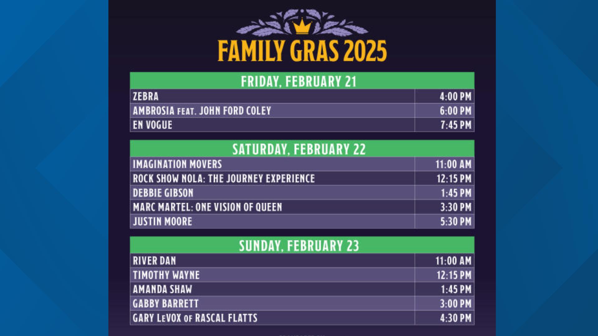 Family Gras 2025: What to know before you go | wwltv.com