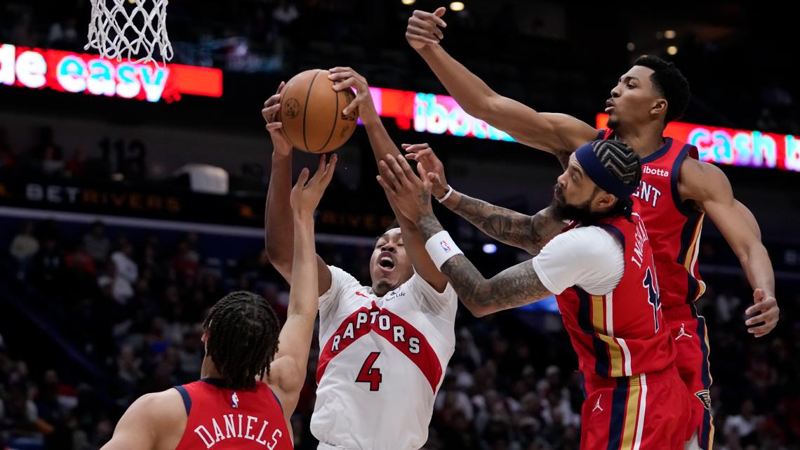 Ingram scores 41 to lead Pelicans past struggling Raptors, 138-100 ...