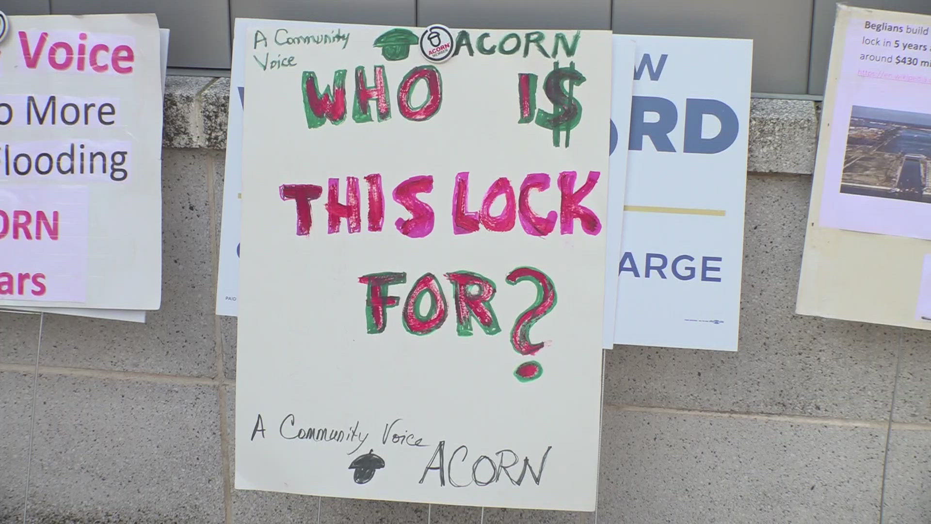 9th Ward residents protest Inner Navigation Canal Lock Replacement ...
