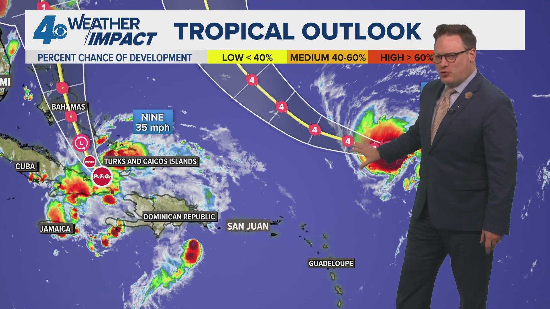 Hurricane Humberto forecast to peak as Cat 4, Invest 94 becomes ...
