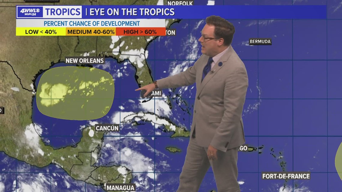 Tuesday evening tropical update: Area in Gulf of Mexico now highlighted ...