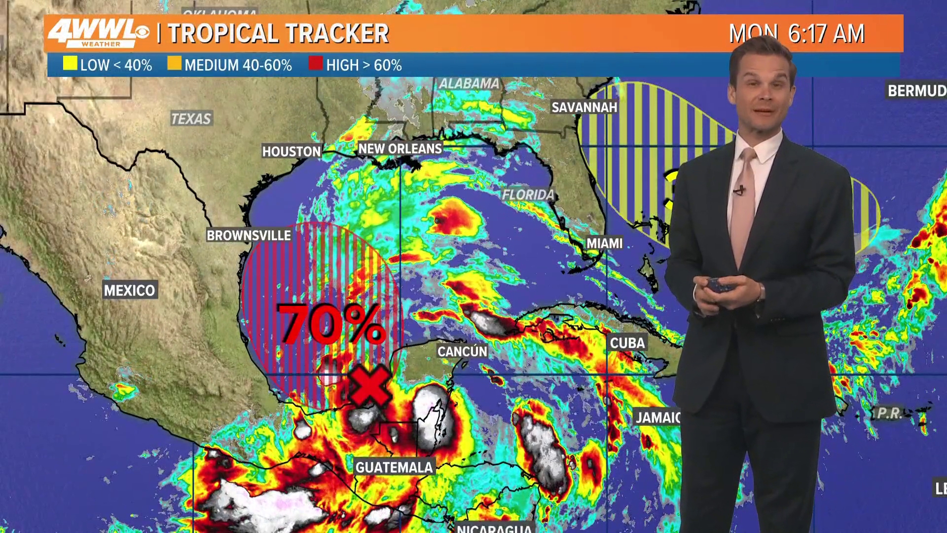 Monday, 6am Tropical Update: High chance for development in the Gulf ...