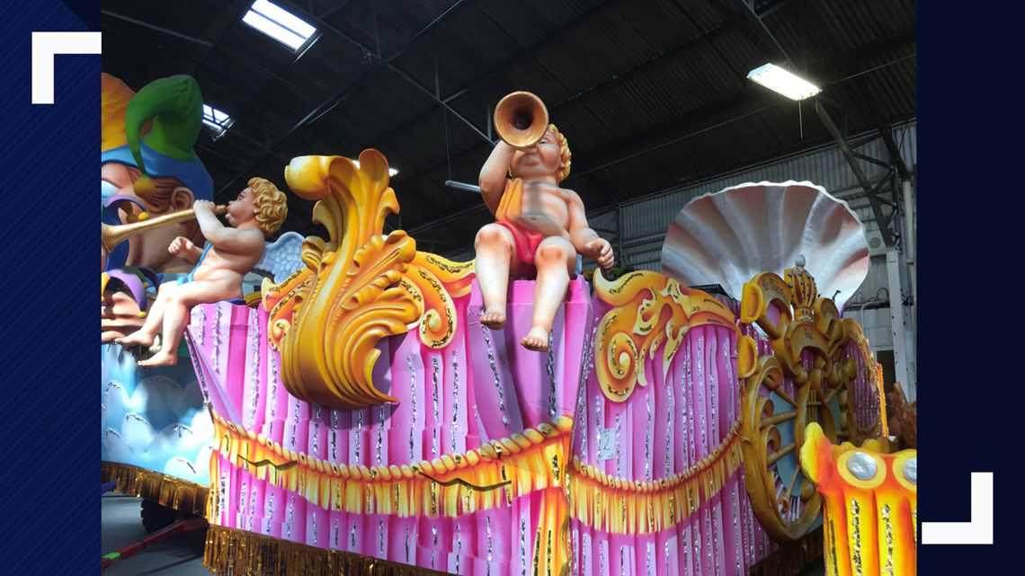 Sneak a peek inside the Rex float den | wwltv.com