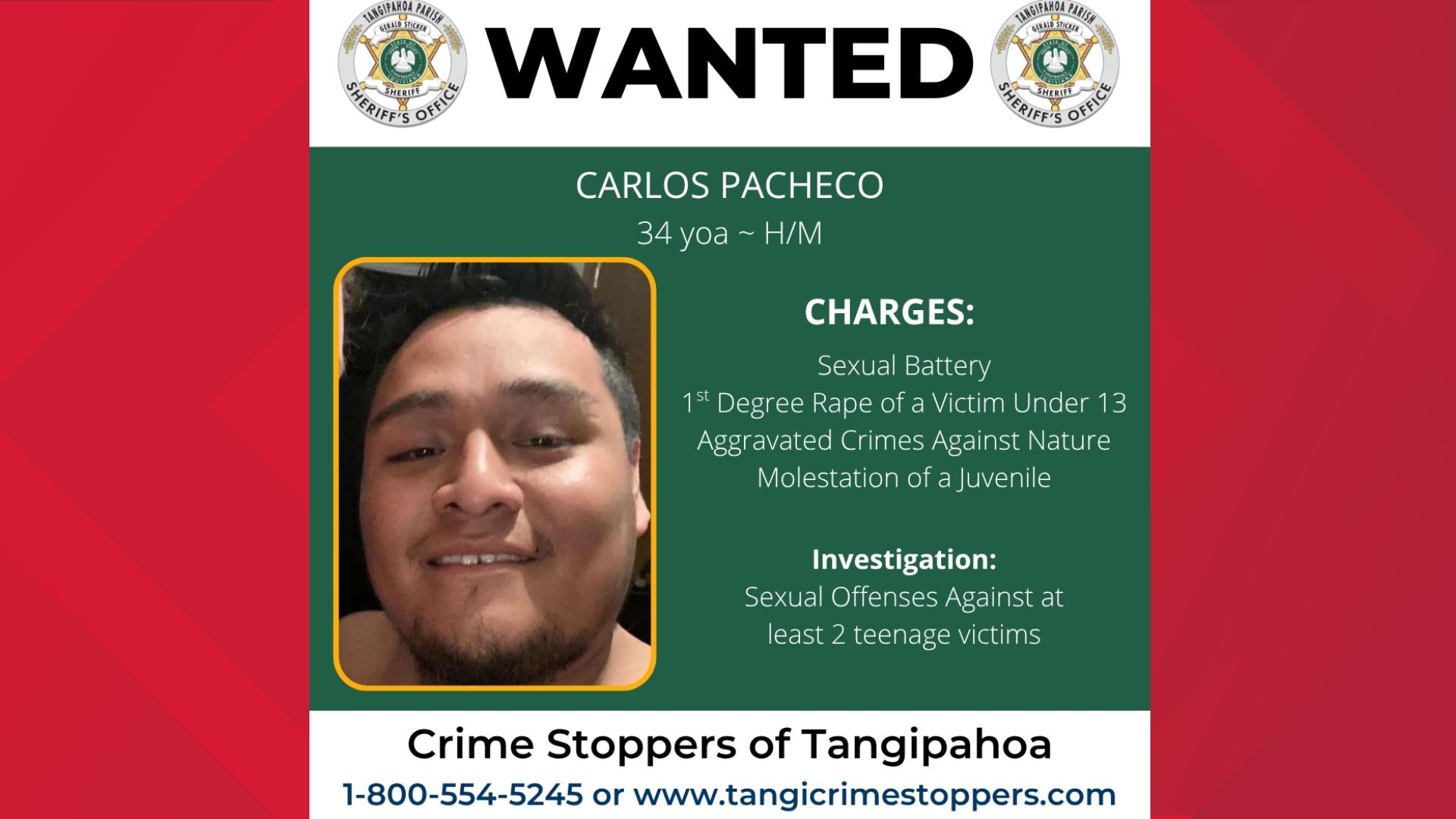 Wanted man accused of raping teens found and arrested, TPSO says ...