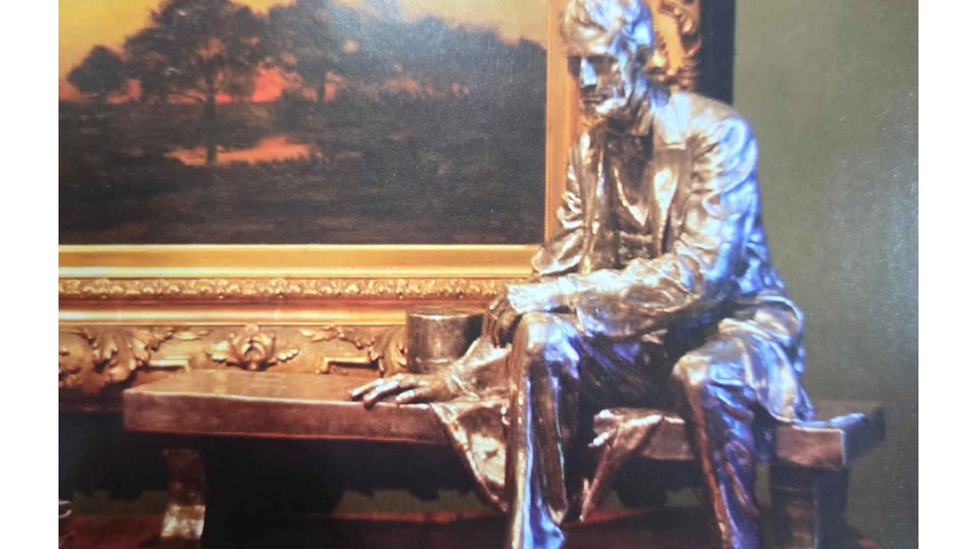 Solid silver Lincoln statue stolen from Louisiana Plantation | wwltv.com