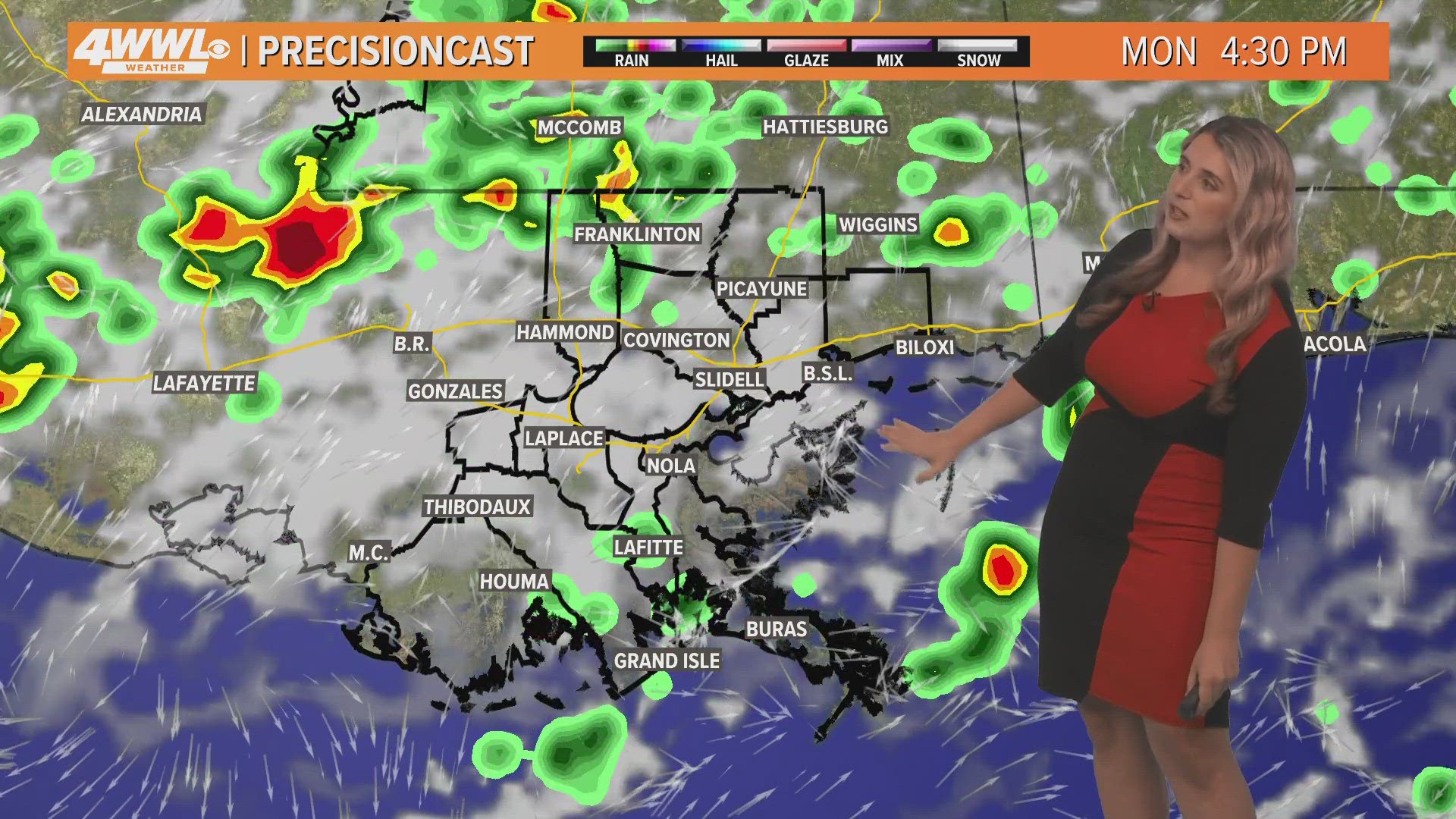 New Orleans Weather: Periodic rain and storms through early this week ...