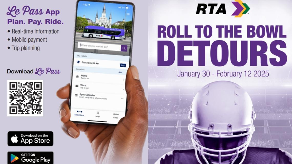 RTA unveils detour routes to tackle Super Bowl street closures in New ...