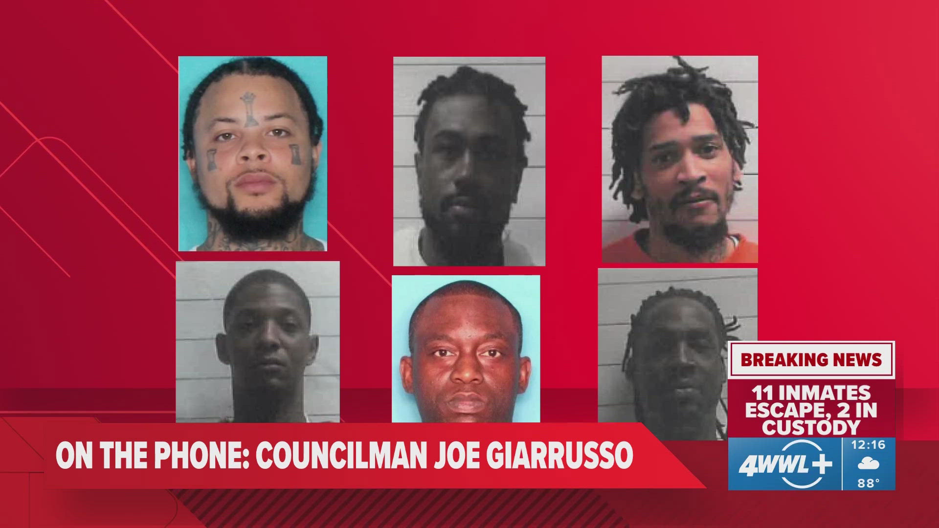 Team Coverage: Councilmember Joe Giarrusso on inmate escapes | wwltv.com