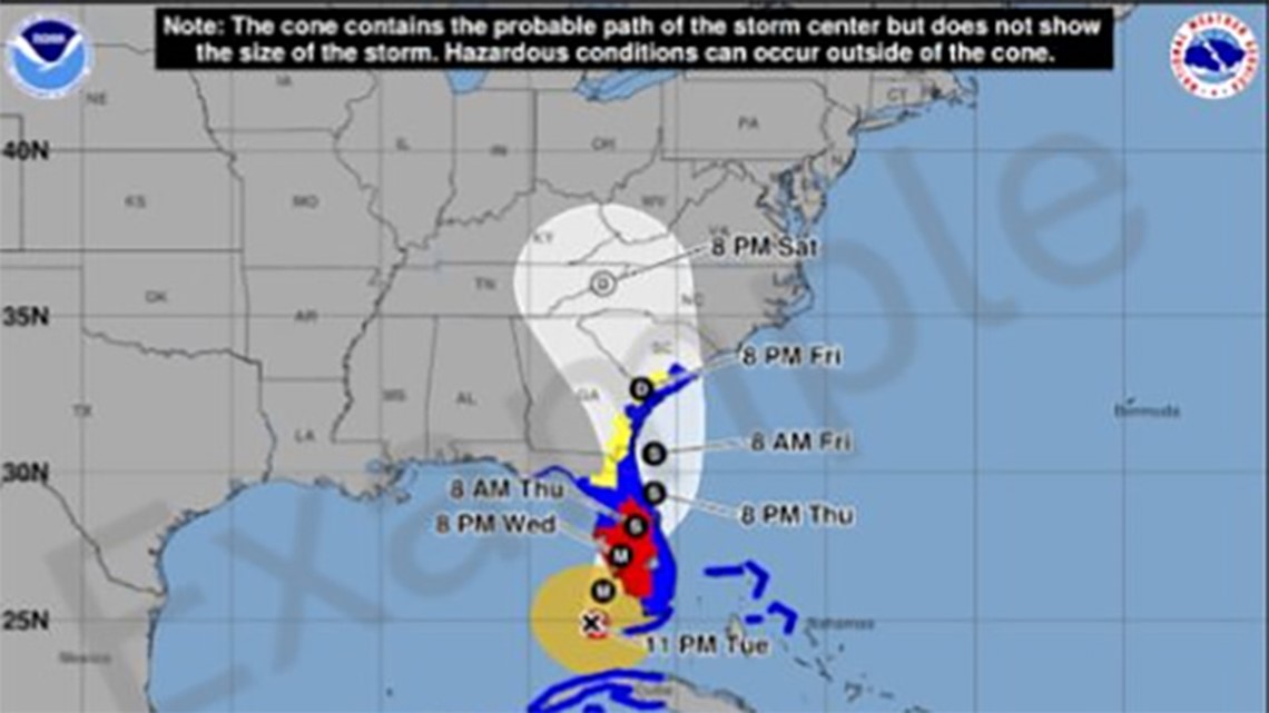 New hurricane cones will extend watches and warnings inland | wwltv.com