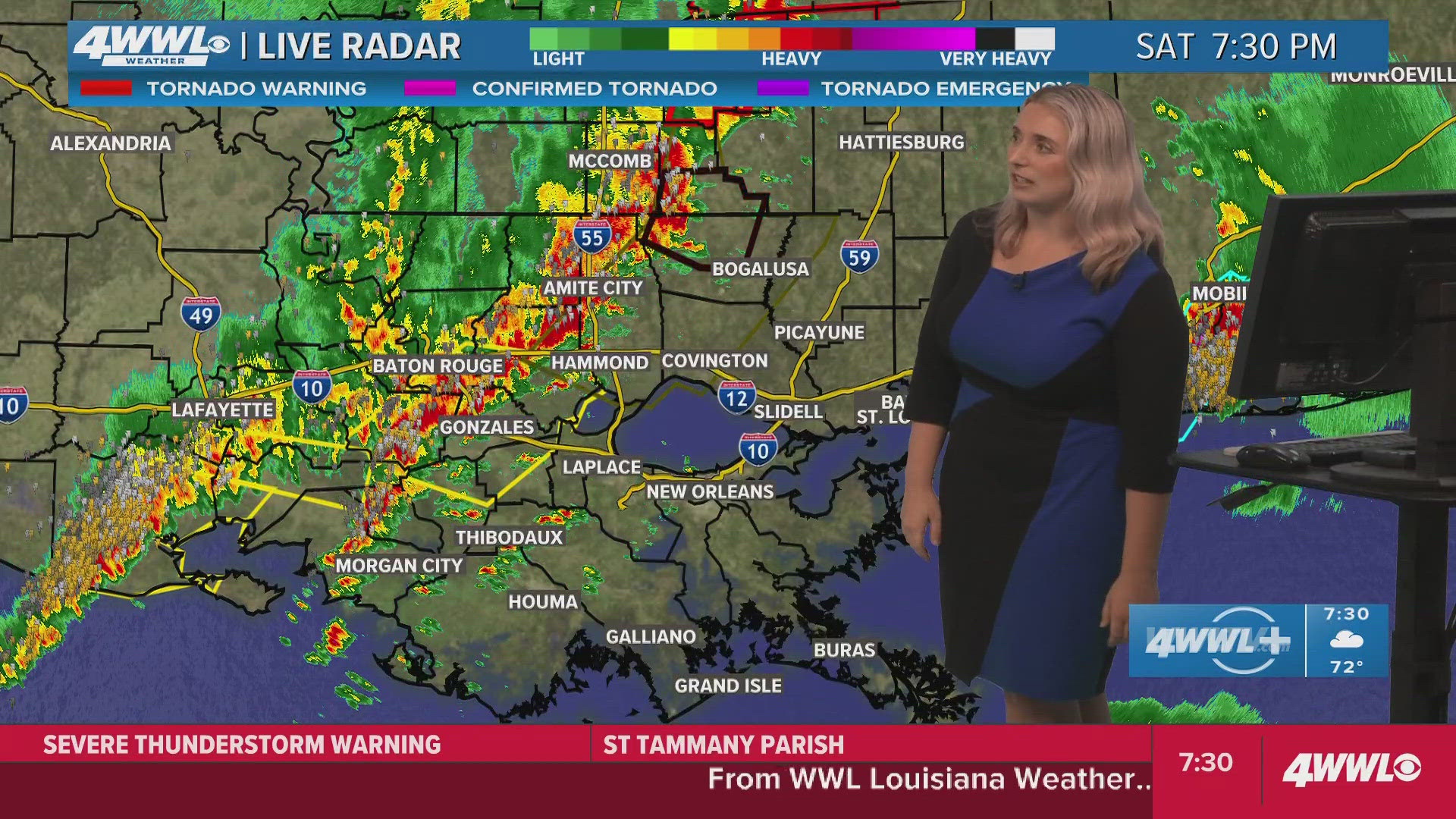 Severe weather and tornado warnings issued in Southeast Louisiana | wwltv.com