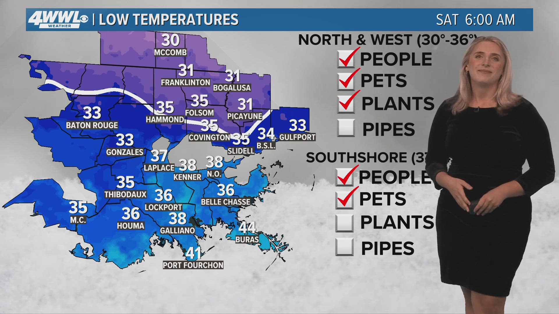 Friday 12PM First Look: Cold weekend starts heading into warm weather ...