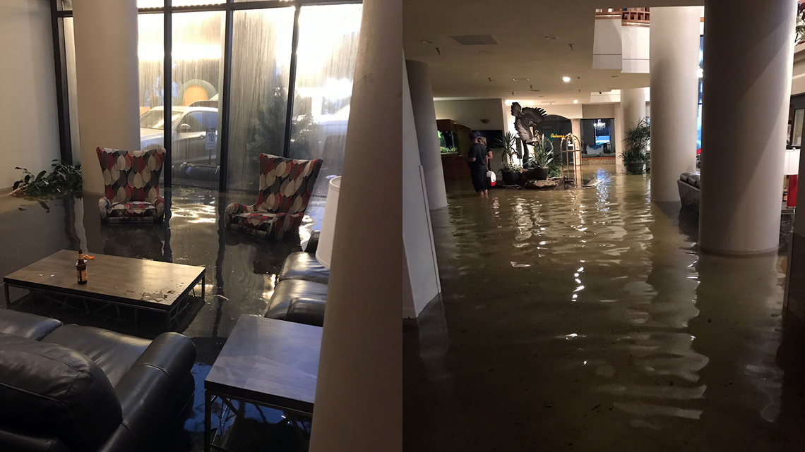 5 from New Orleans stuck in Texas hotel flooded by Imelda | wwltv.com