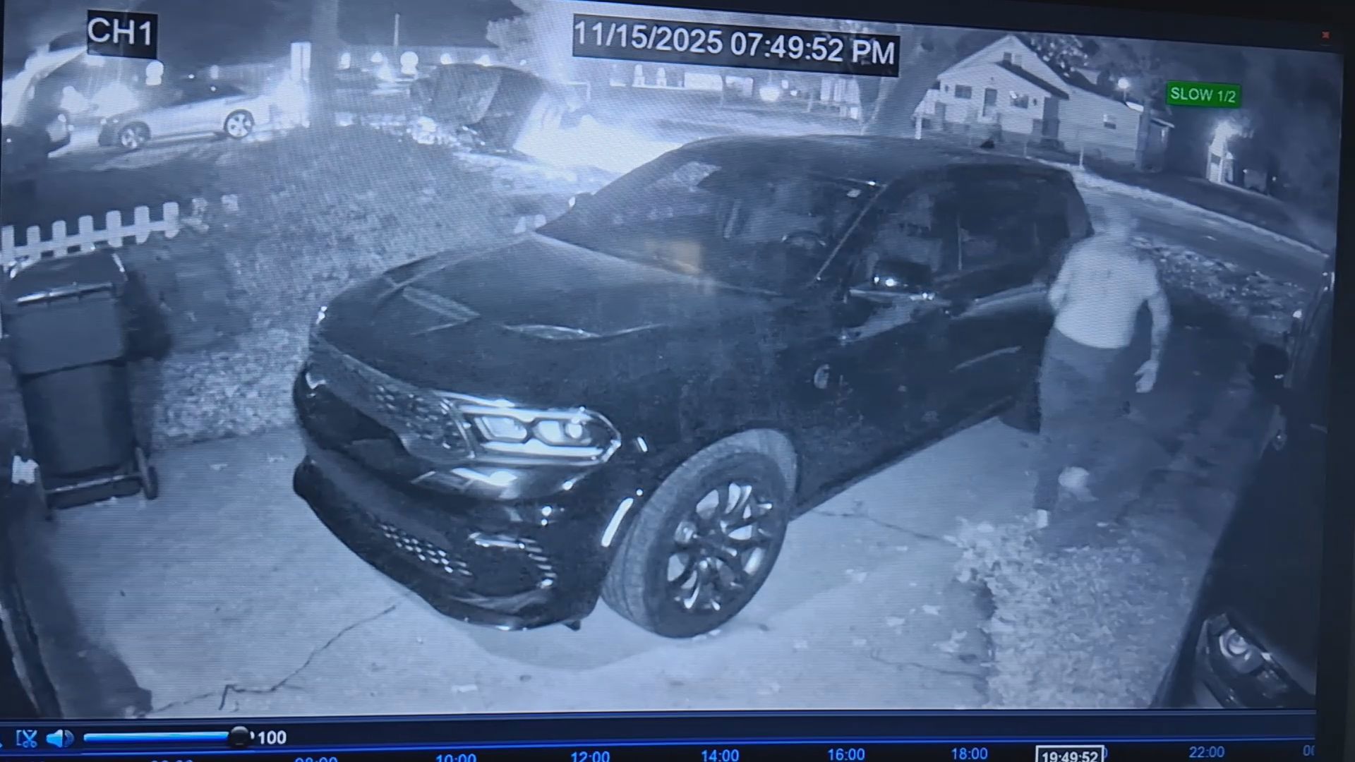 Security camera catches neighbors rushing to help after fiery crash ...
